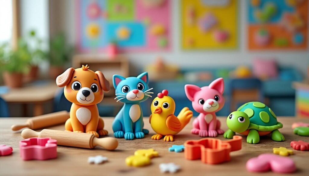 Les meilleures idées d'animaux en pâte à modeler pour la maternelle à ...
